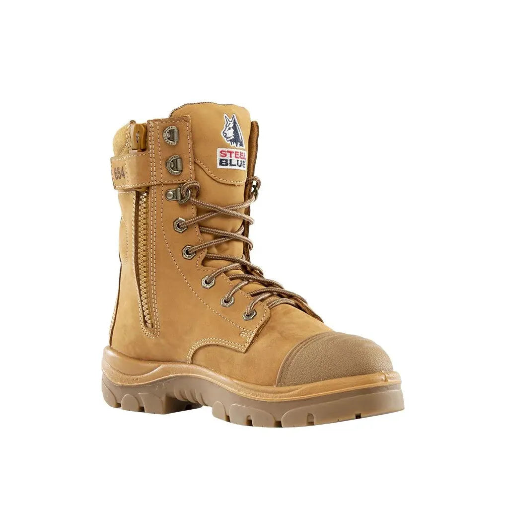 312654-WHT Steel Blue Portland Zip Scuff Cap | Work Boots Direct